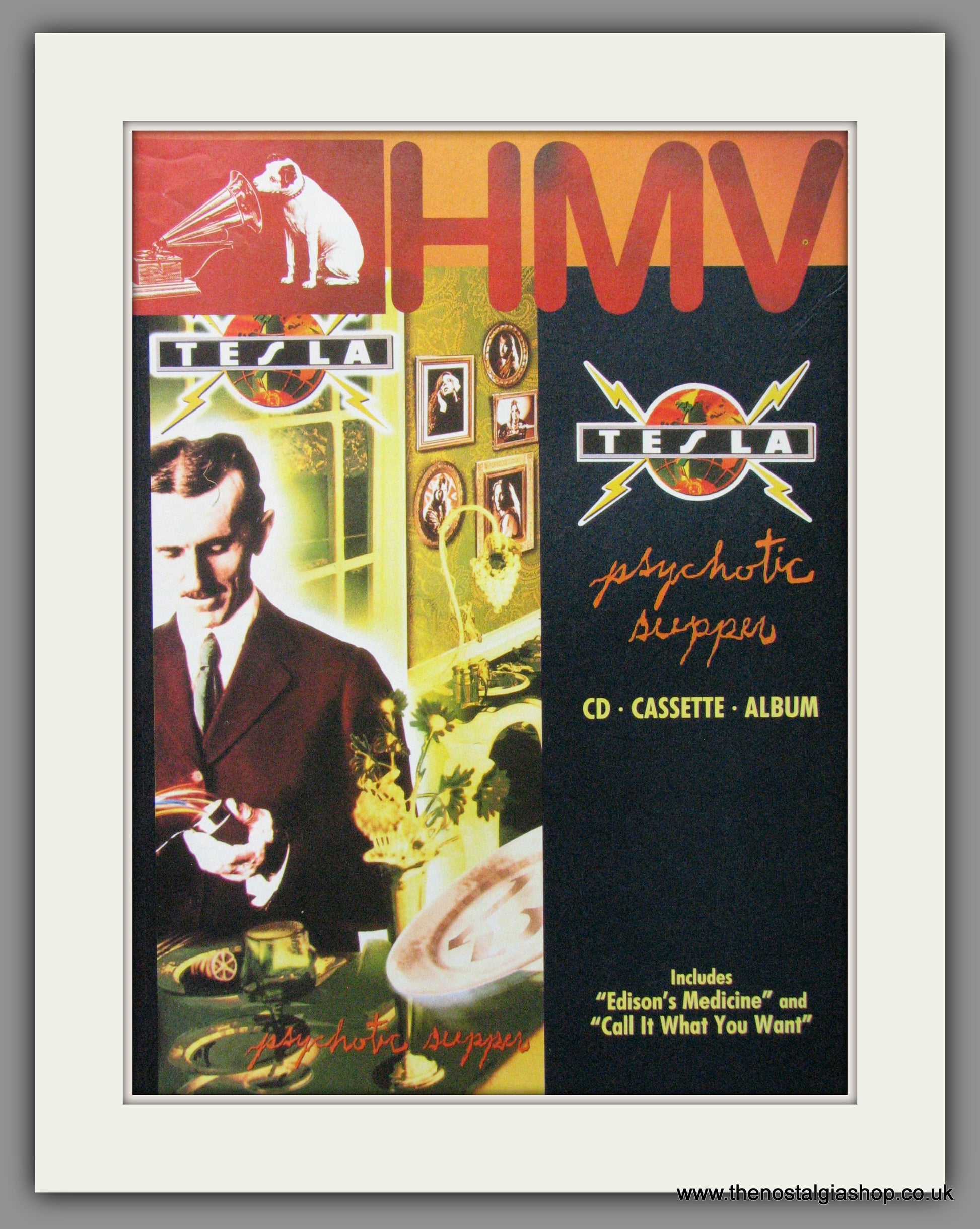 Tesla. Psychotic Supper. Original Advert 1991 (Ref AD52504) – The ...