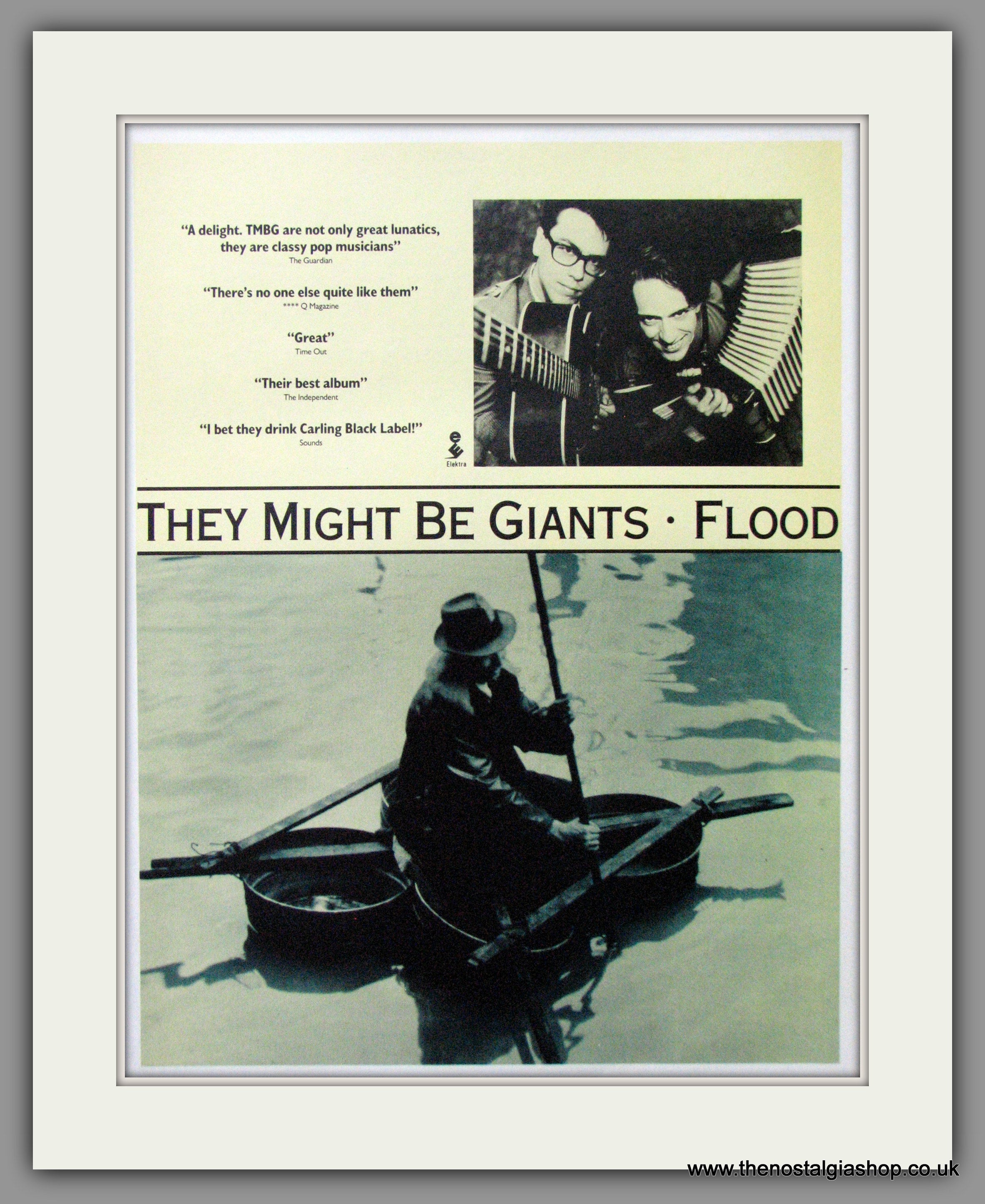 They Might Be Giants, Flood. 1990 Original Advert (ref AD52777) – The ...