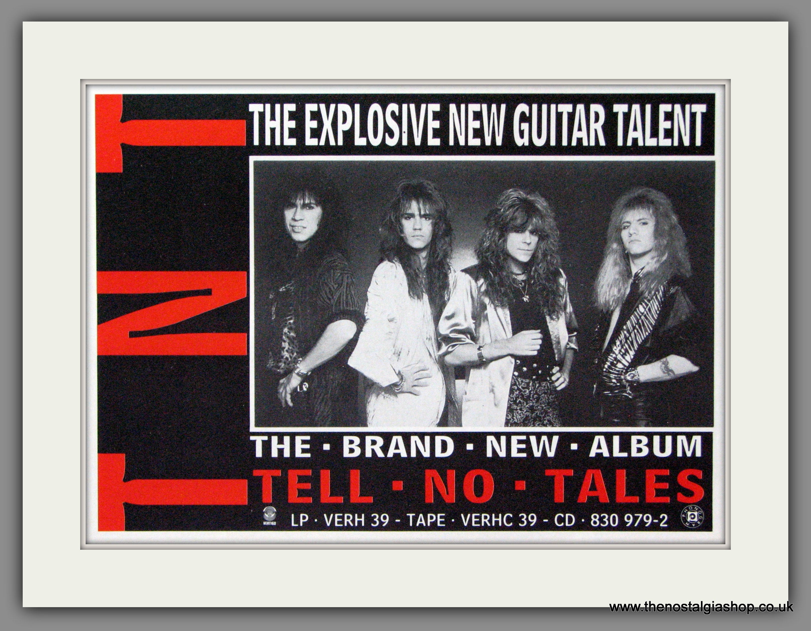 TNT Tell No Tales. 1987 Original Advert (ref AD52821) – The Nostalgia Shop