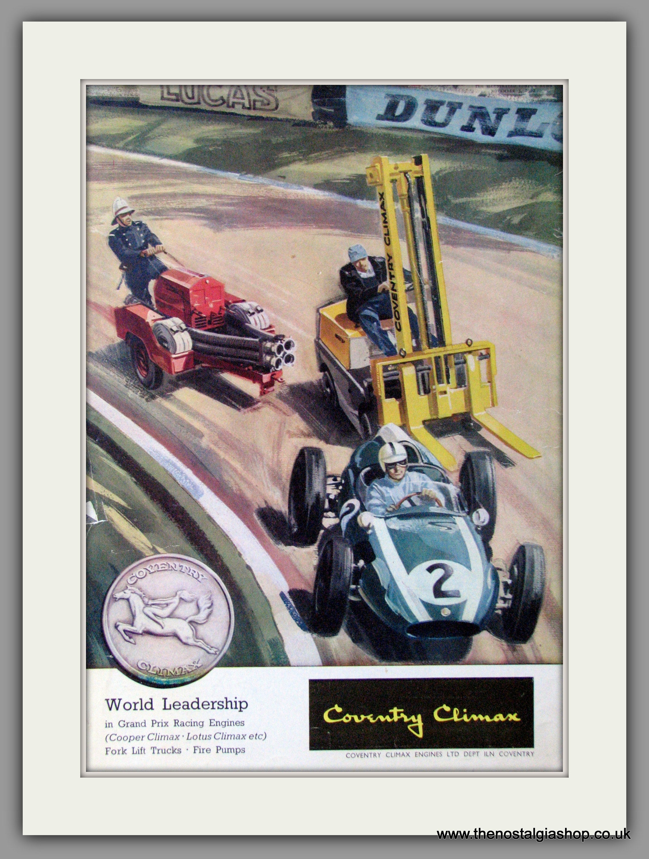 Coventry Climax Fork Lift Trucks. Original Advert 1962 (ref AD11418 ...