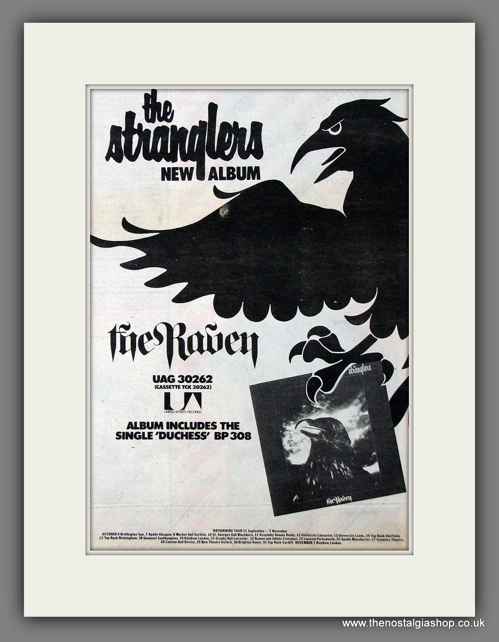 Stranglers (The) The Raven. Original Vintage Advert 1979 (ref AD56394 ...