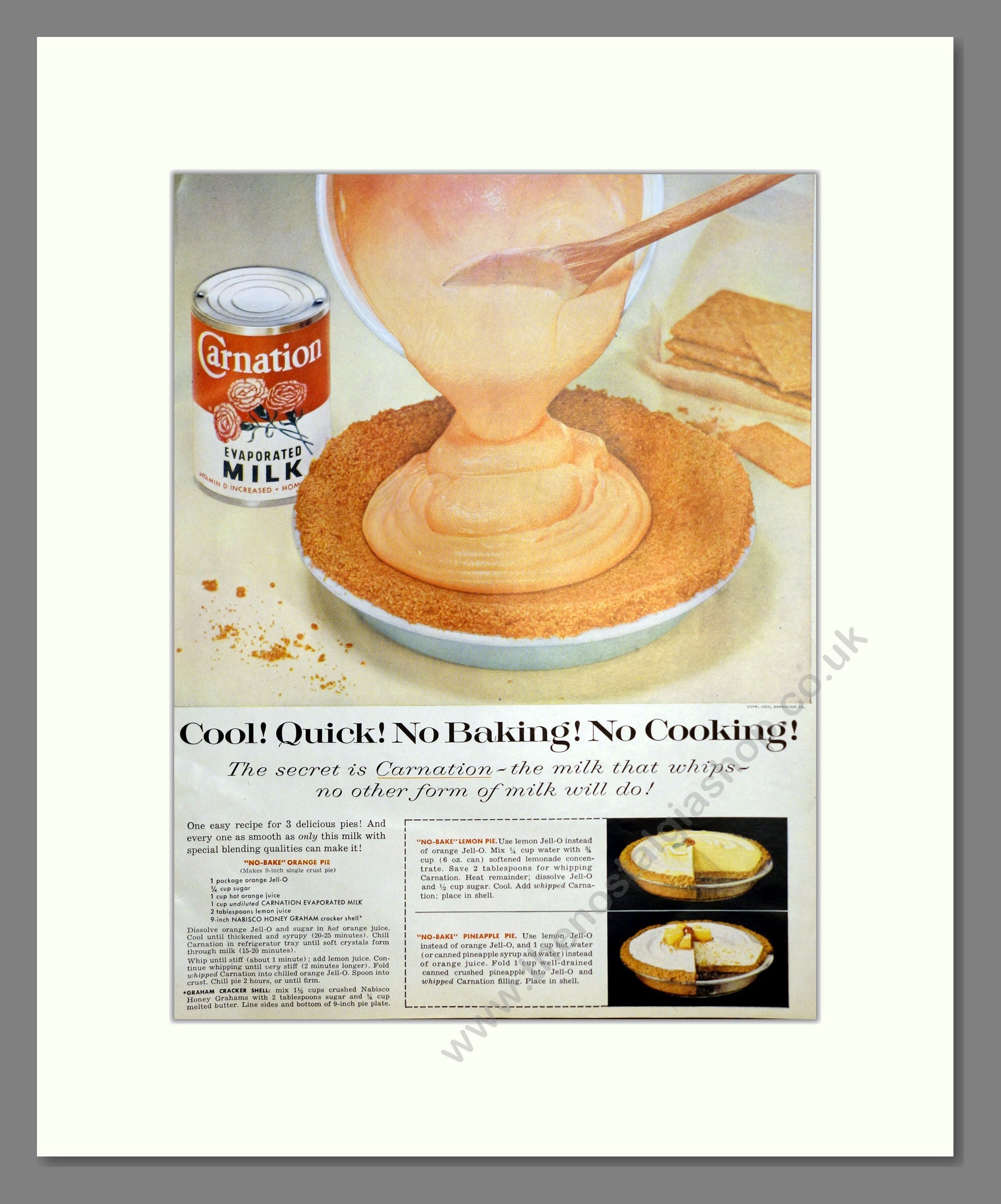 Carnation Evaporated Milk Vintage
