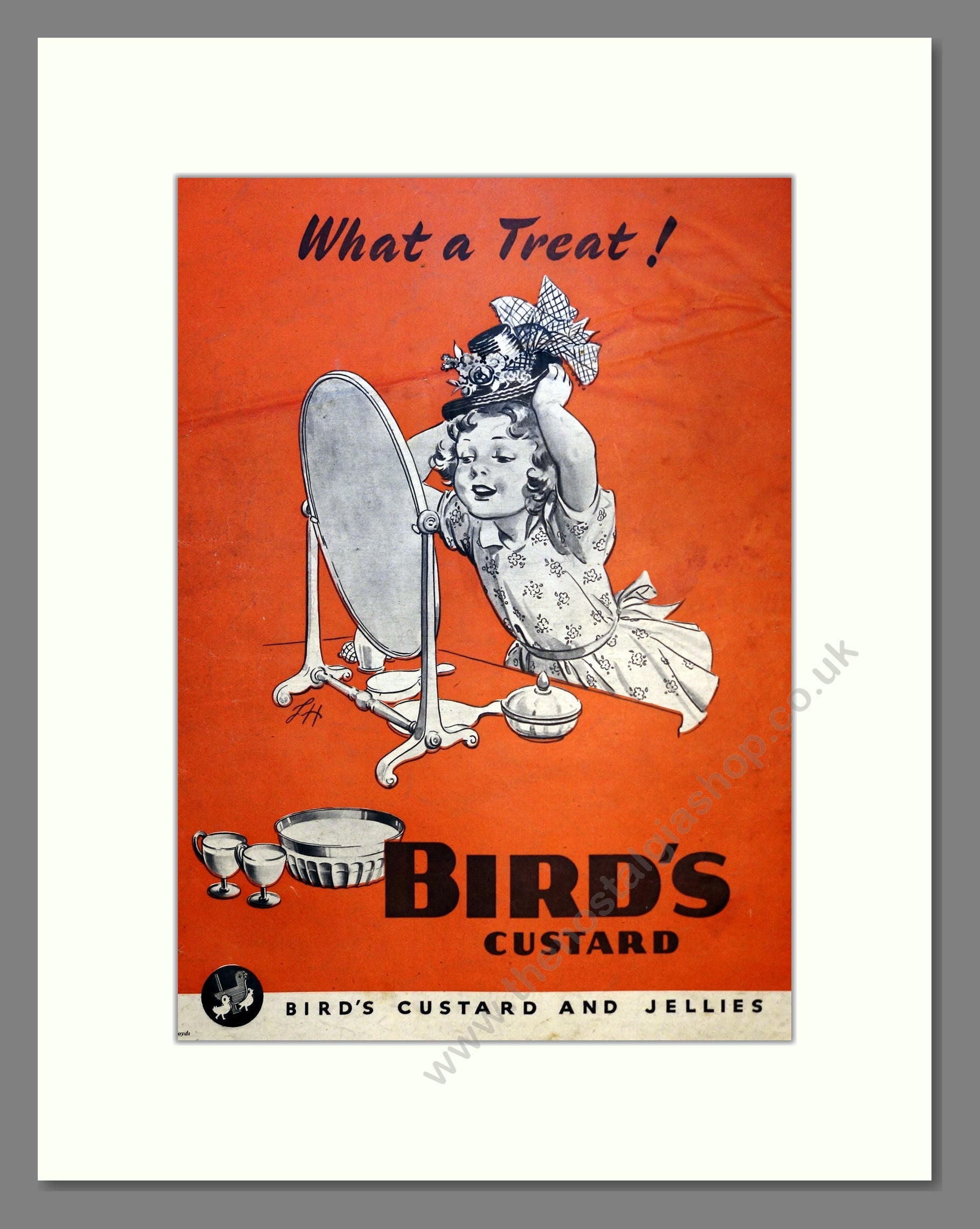Bird's Custard. Vintage Advert 1944 (ref AD301714) – The Nostalgia Shop