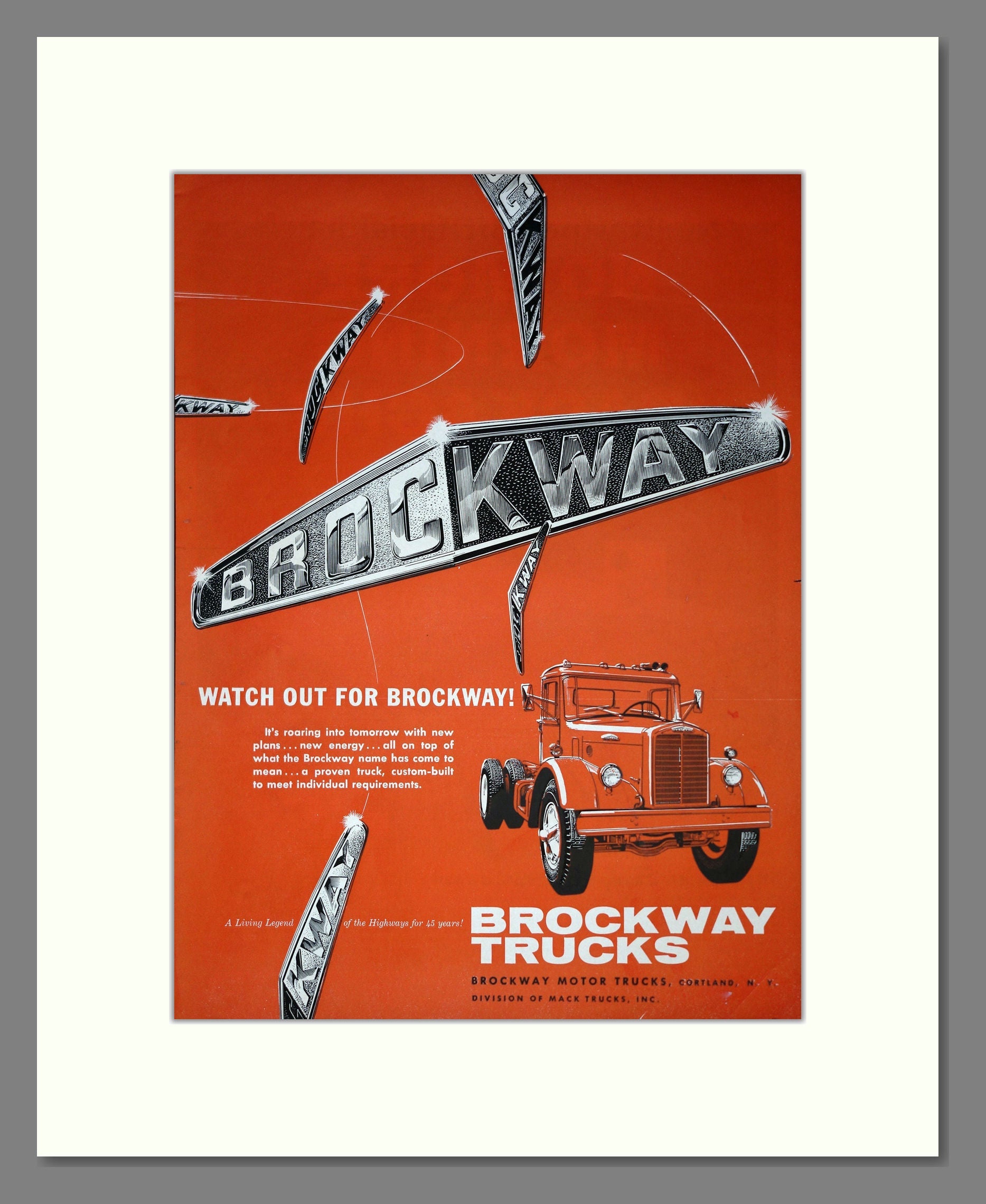 Brockway Truck Logo