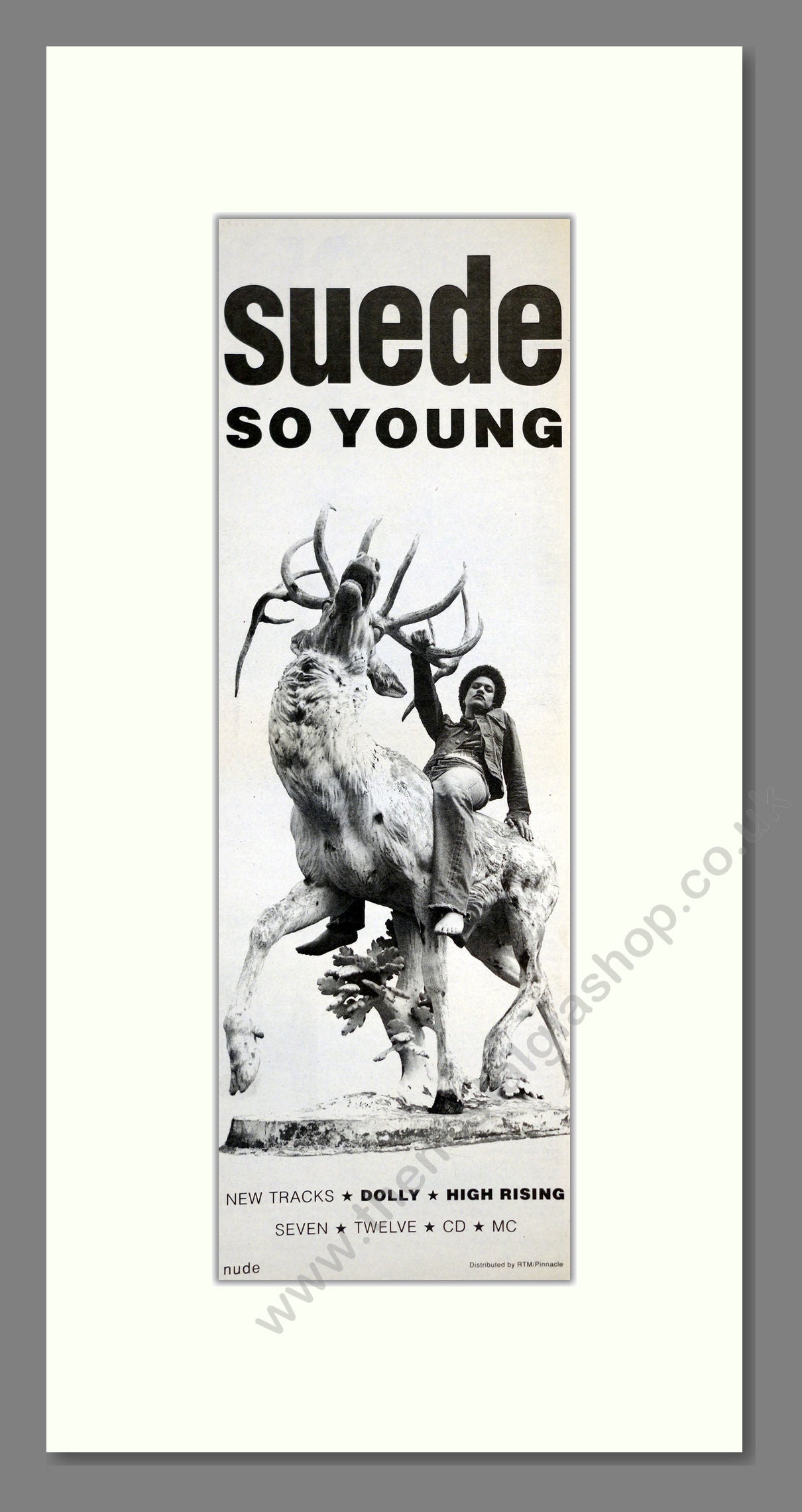 Suede - So Young. Vintage Advert 1993 (ref AD201278) – The Nostalgia Shop