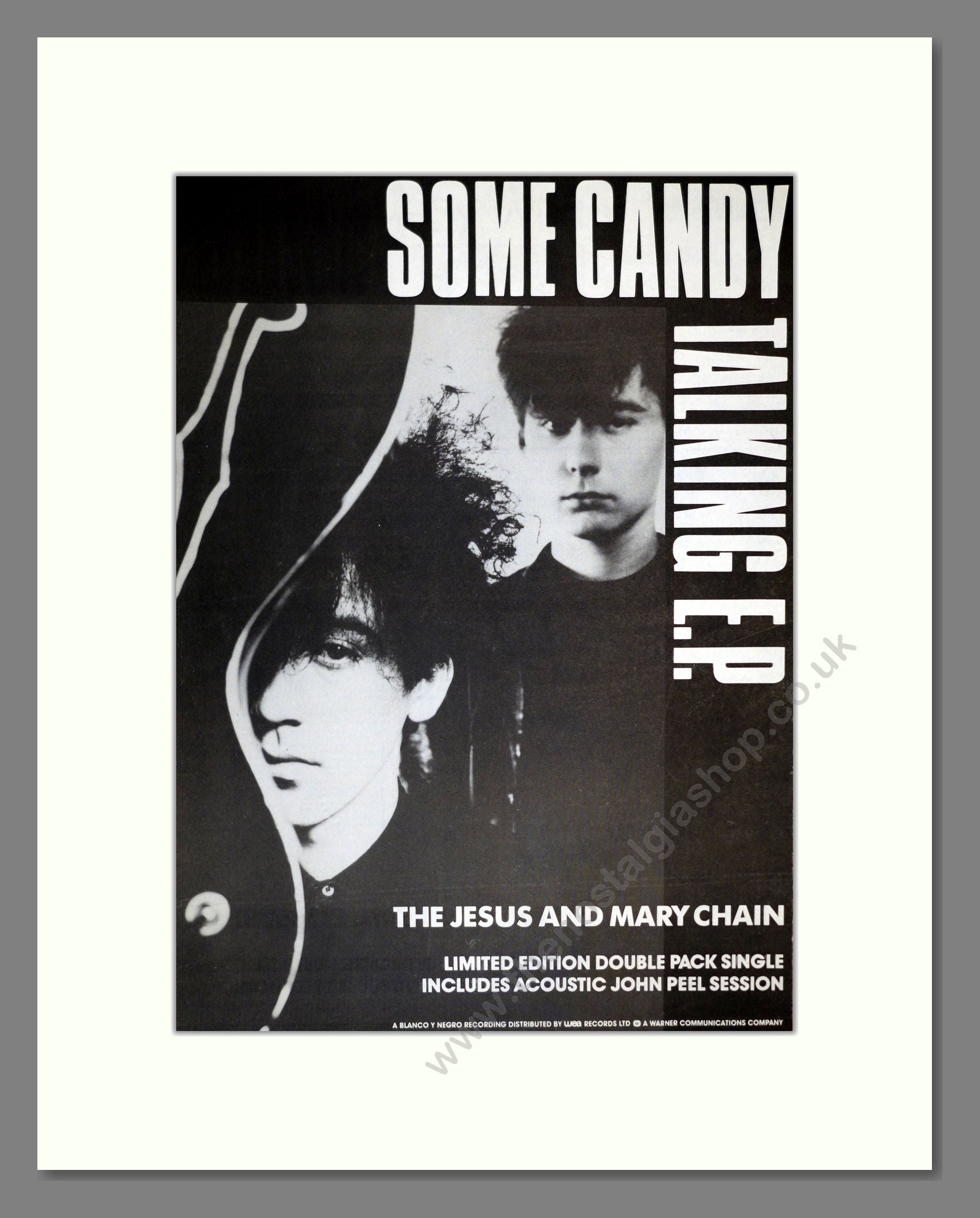 Jesus And Mary Chain - Some Candy Talking. Vintage Advert 1986 (ref AD ...