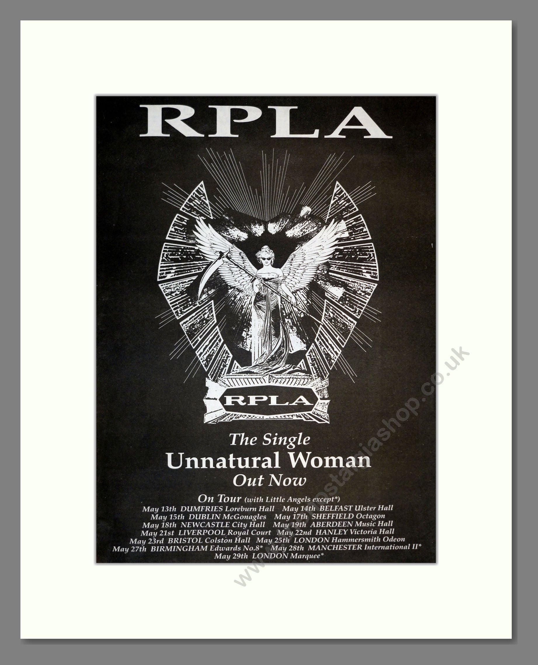 RPLA - Unnatural Woman. Vintage Advert 1991 (ref AD17318) – The ...