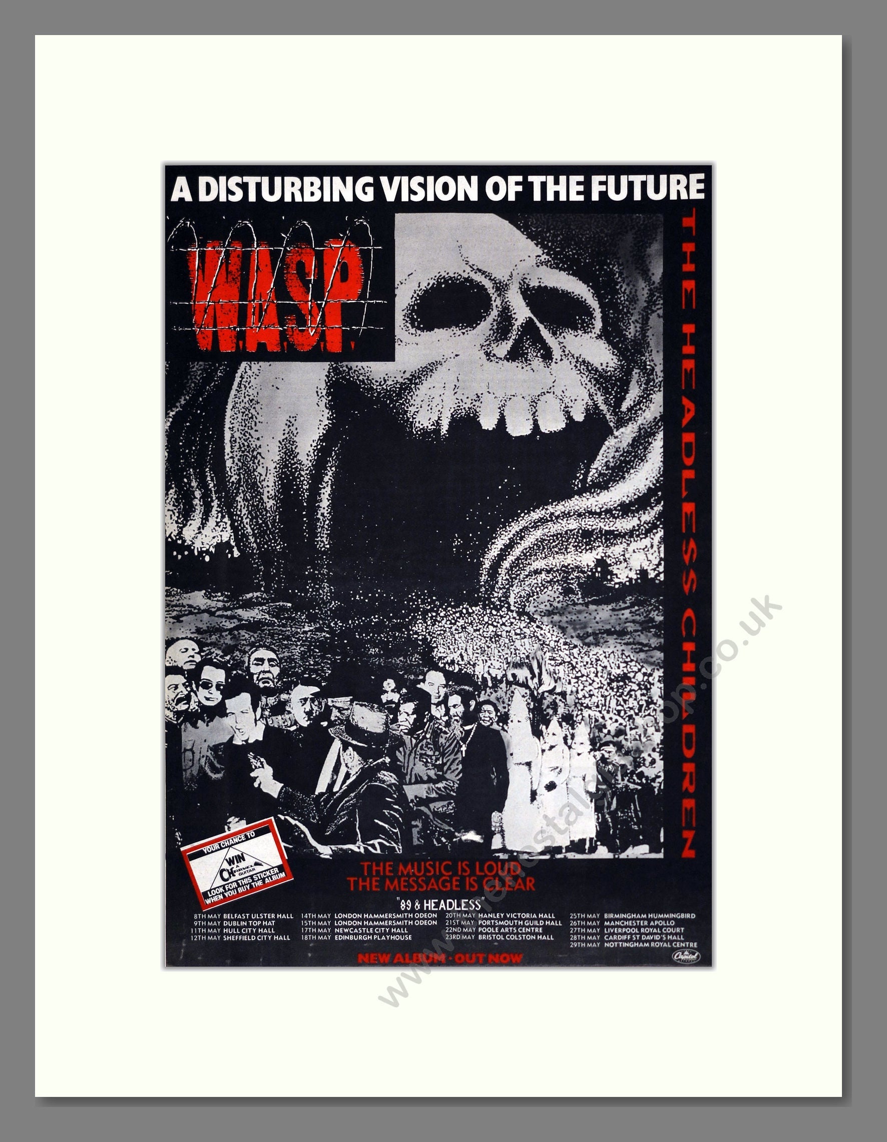 WASP - The Headless Children. Vintage Advert 1989 (ref AD17446) – The ...