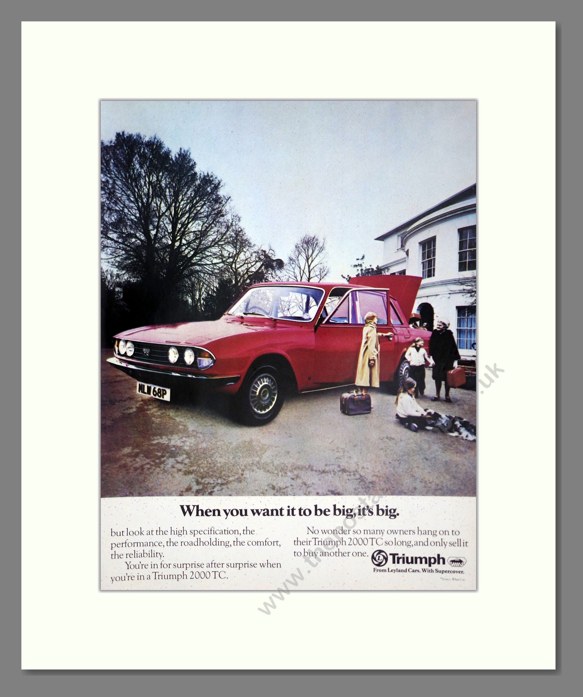 Triumph - 2000 TC. Vintage Advert 1976 (ref AD61287) – The Nostalgia Shop