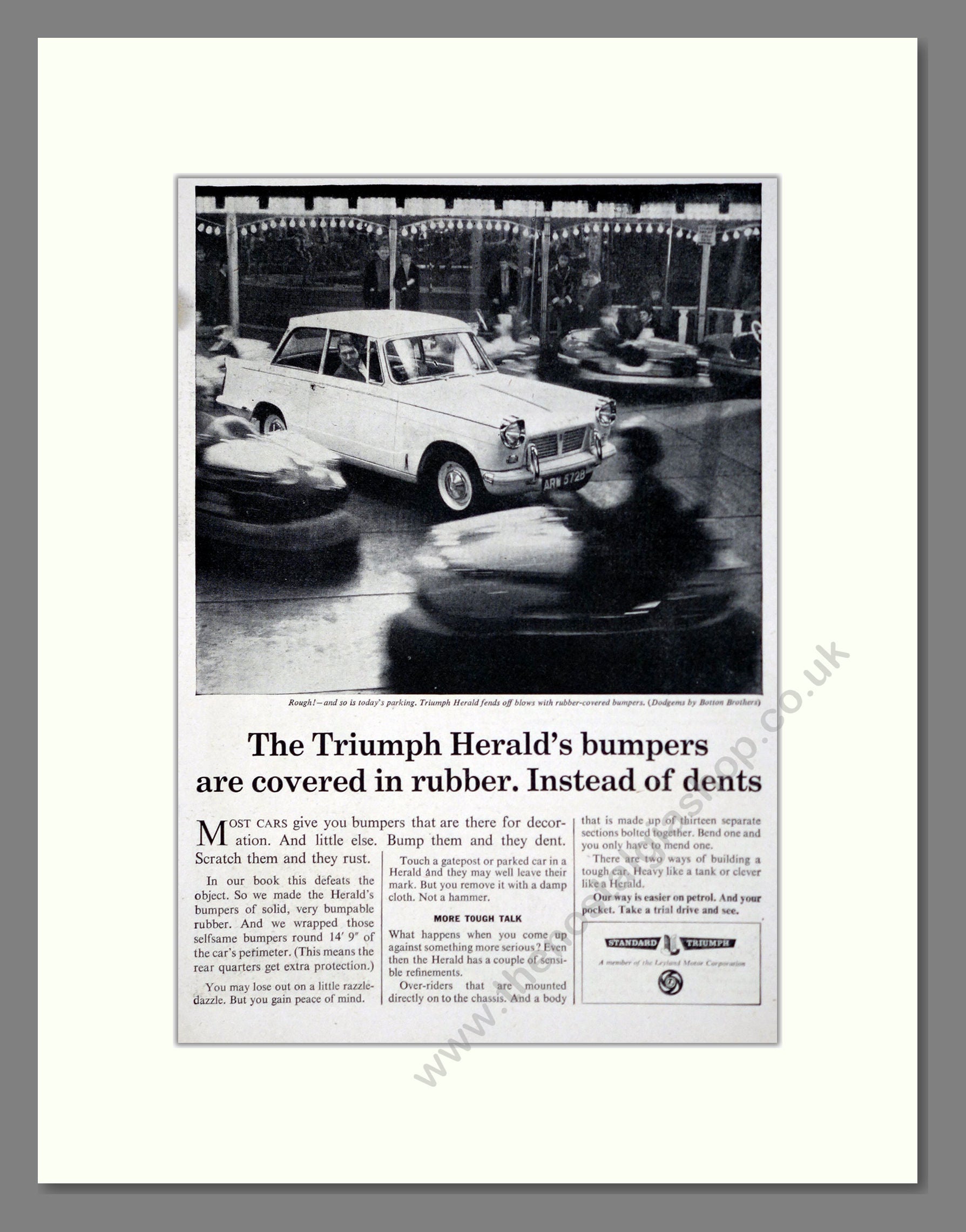 Triumph - Herald. Vintage Advert 1965 (ref AD61391) – The Nostalgia Shop
