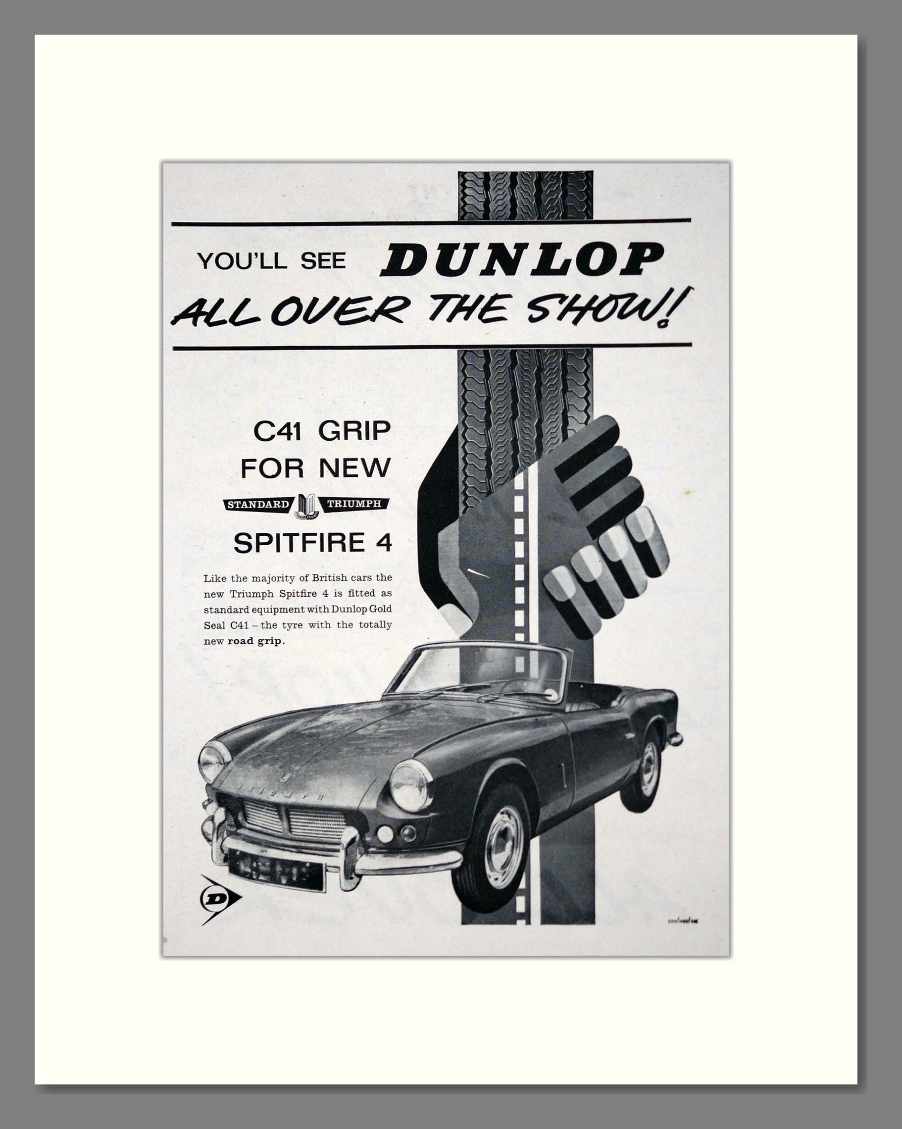 Triumph - Spitfire 4. Vintage Advert 1962 (ref AD61484) – The Nostalgia ...