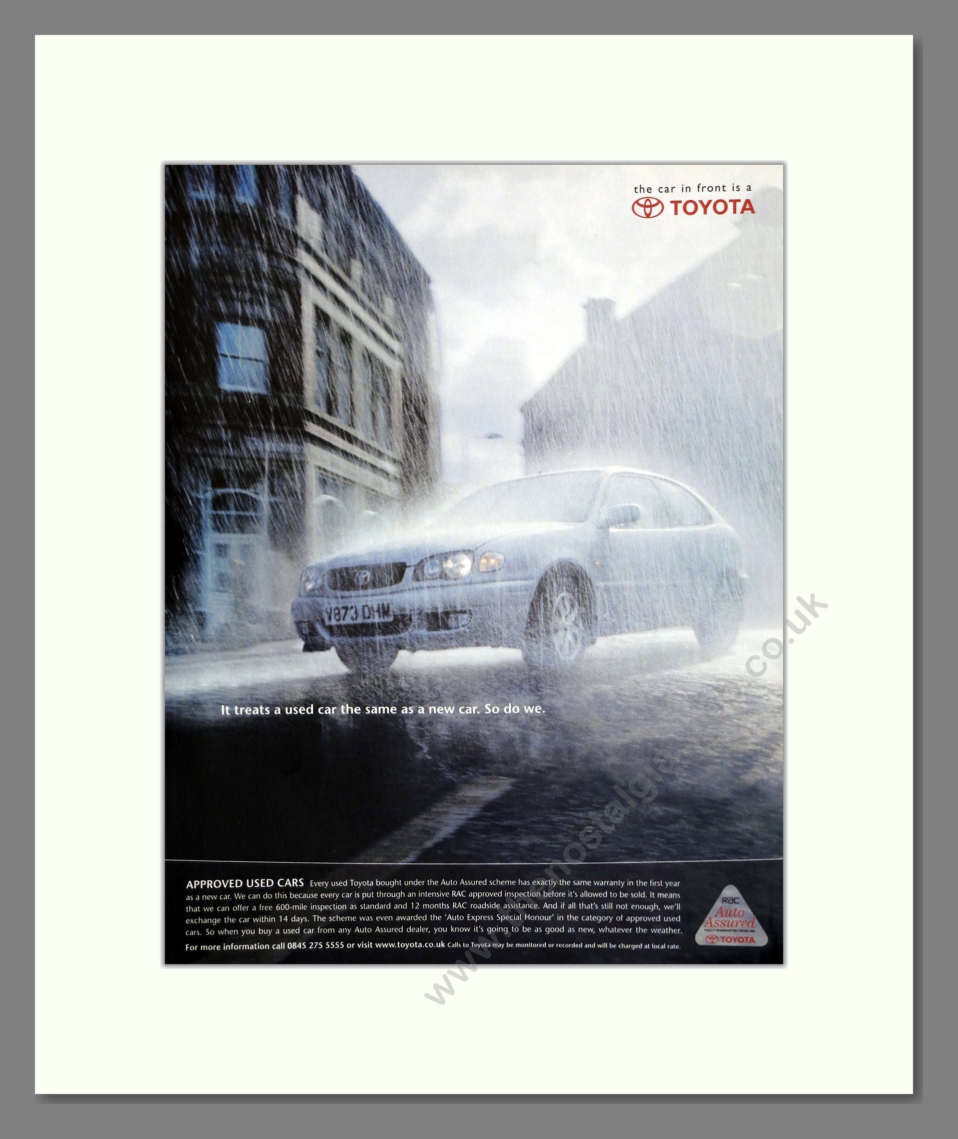 Toyota - Approved Used. Vintage Advert 2001 (ref AD61771) – The ...