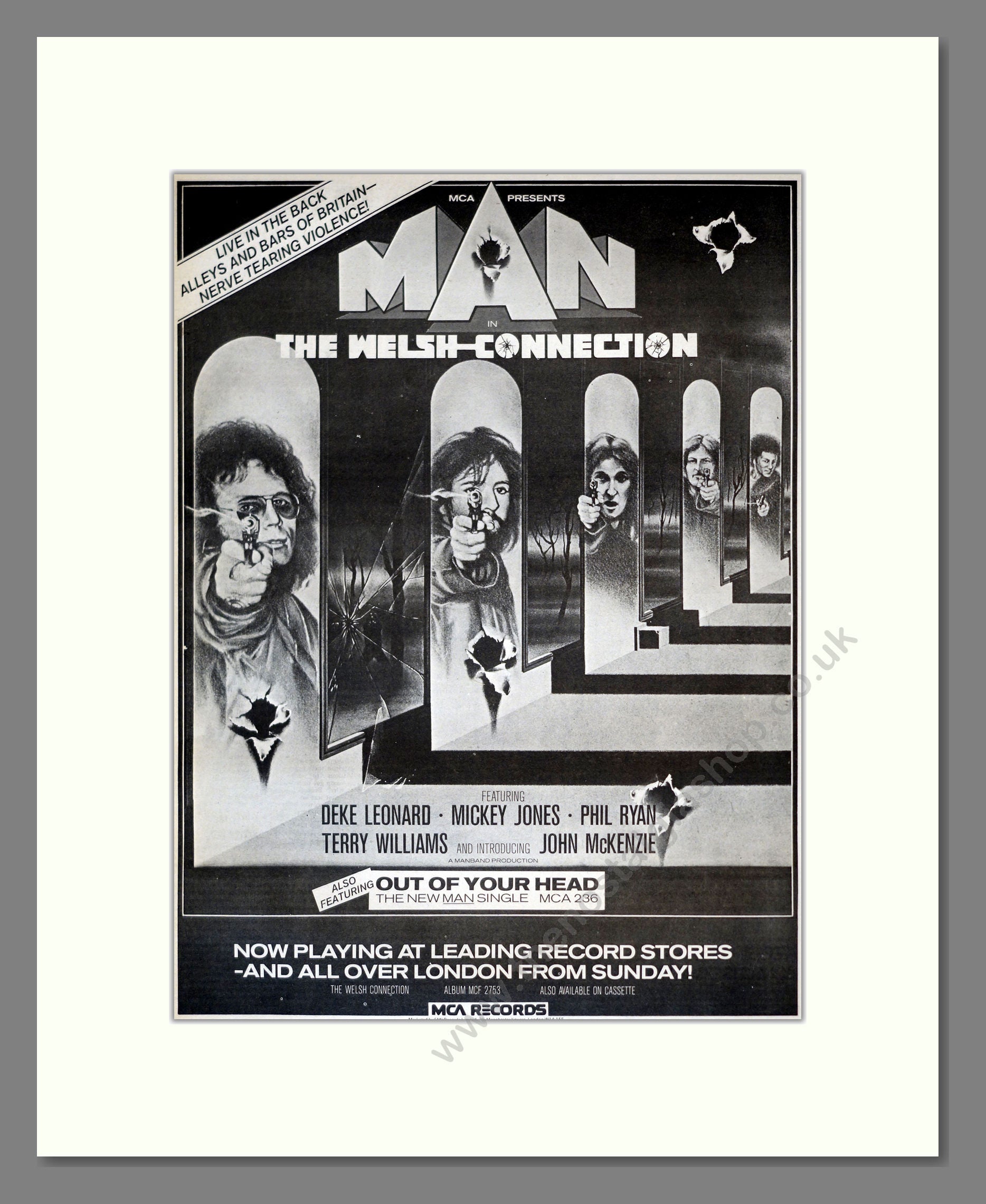 Man - The Welsh Connection. Vintage Advert 1976 (ref AD17753) – The ...