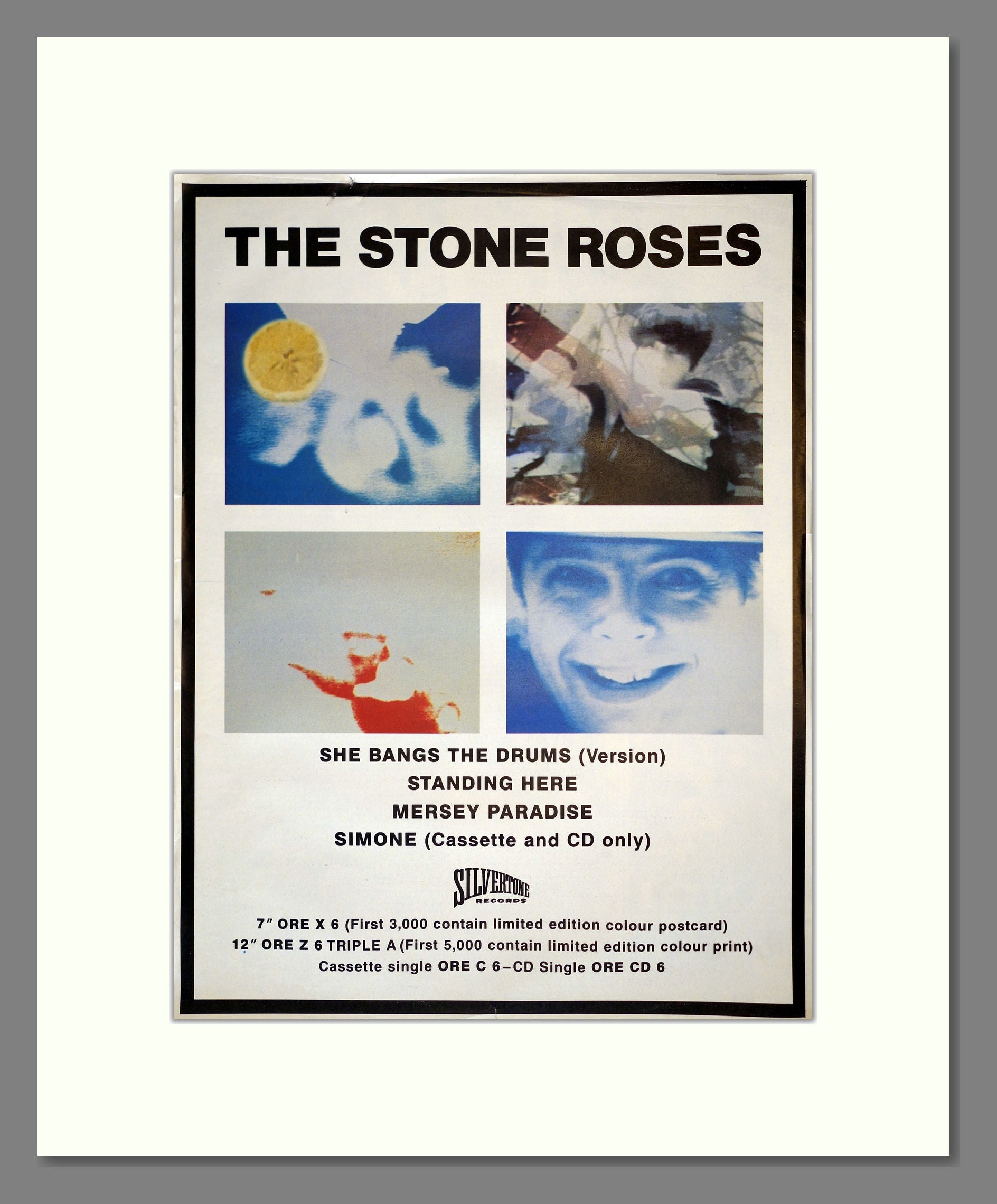 Stone Roses (The) - She Bangs The Drum. Vintage Advert 1989 (ref AD178 ...