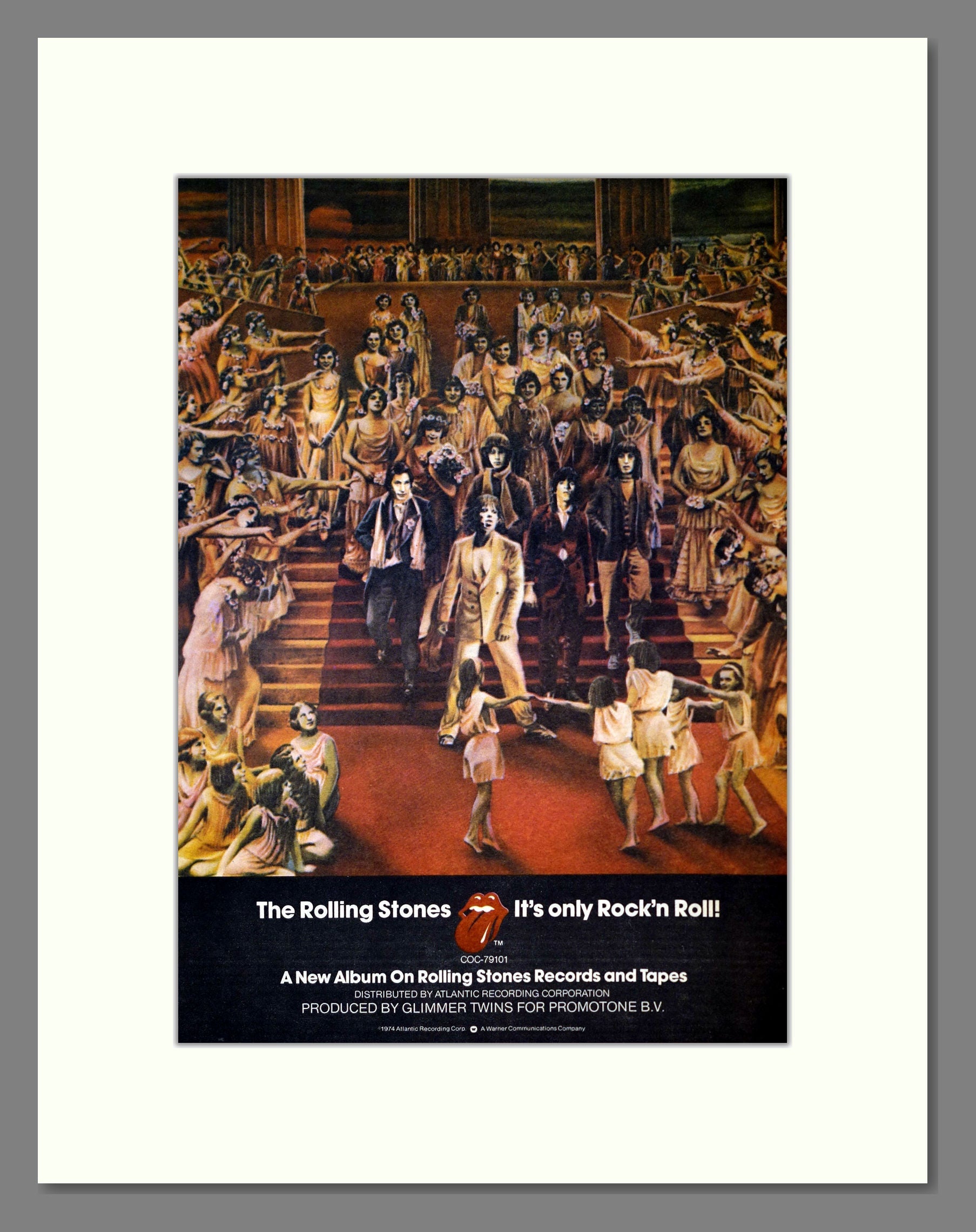 Rolling Stones (The) - It's Only Rock 'n Roll. Vintage Advert 1974 (re ...