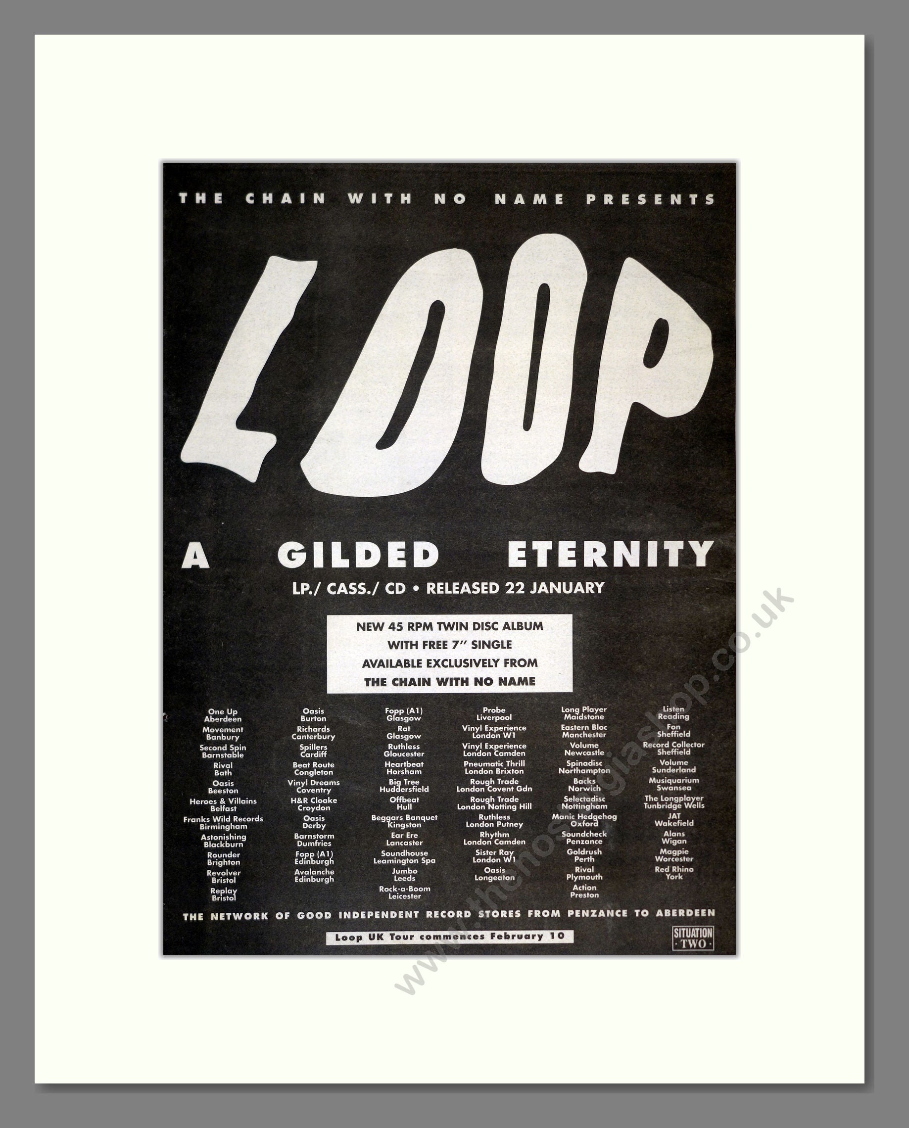 Loop - A Gilded Eternity. Vintage Advert 1990 (ref AD18013) – The ...