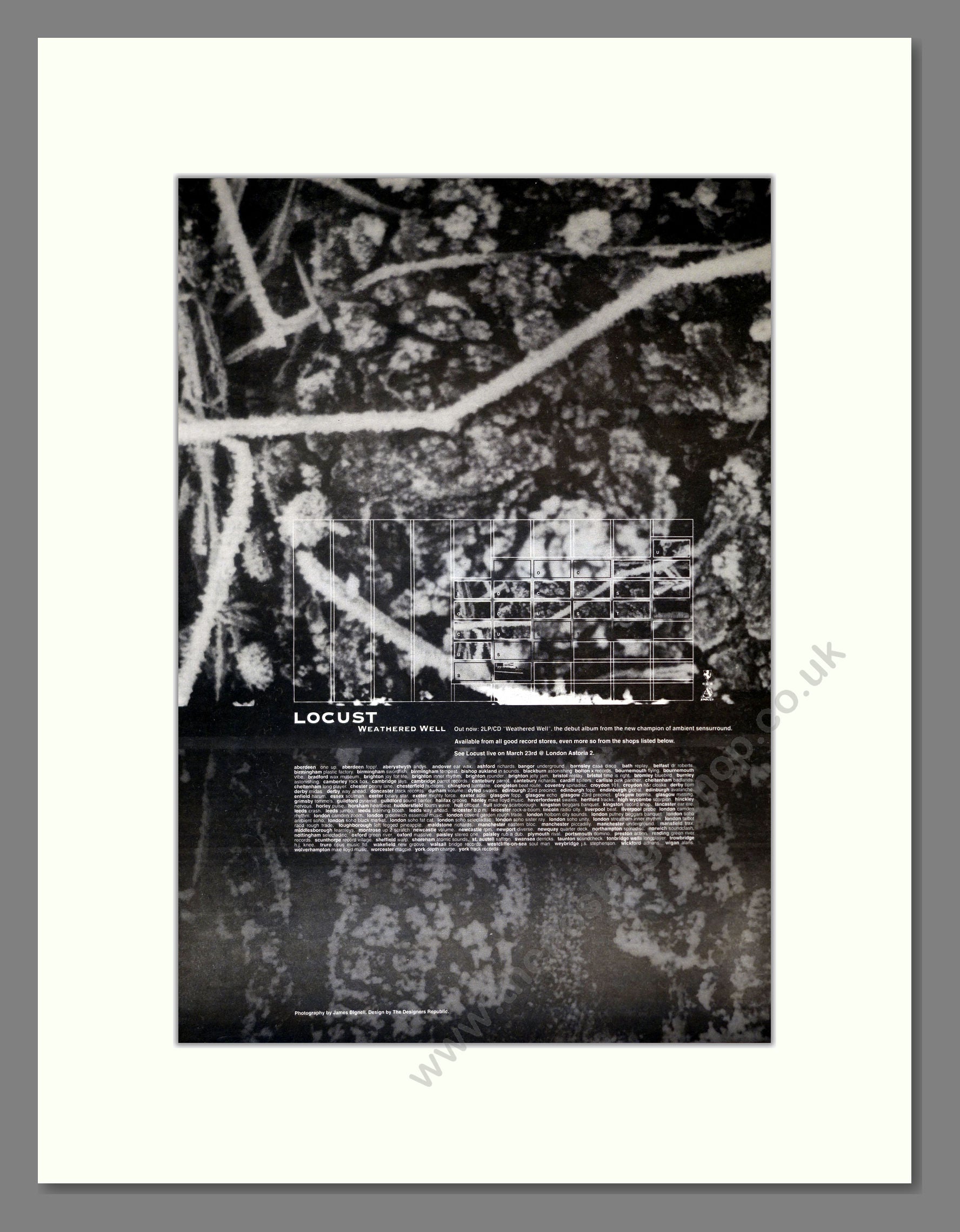 Locust - Weathered Well. Vintage Advert 1994 (ref AD18021) – The ...