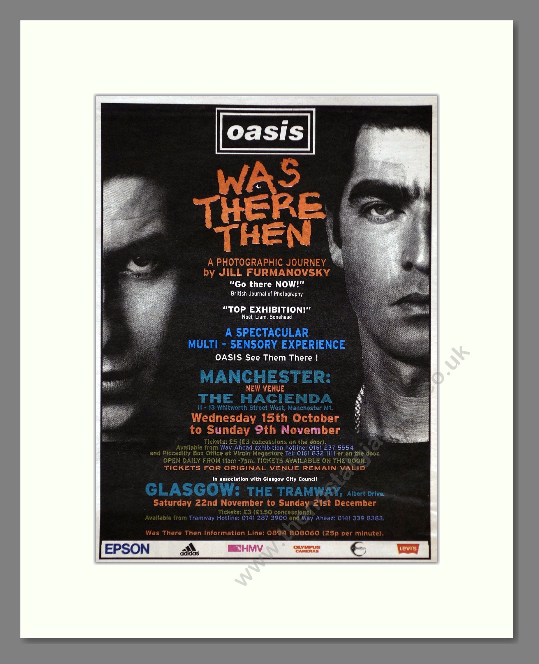 Oasis - Was There Then. Vintage Advert 1997 (ref AD62116) – The ...