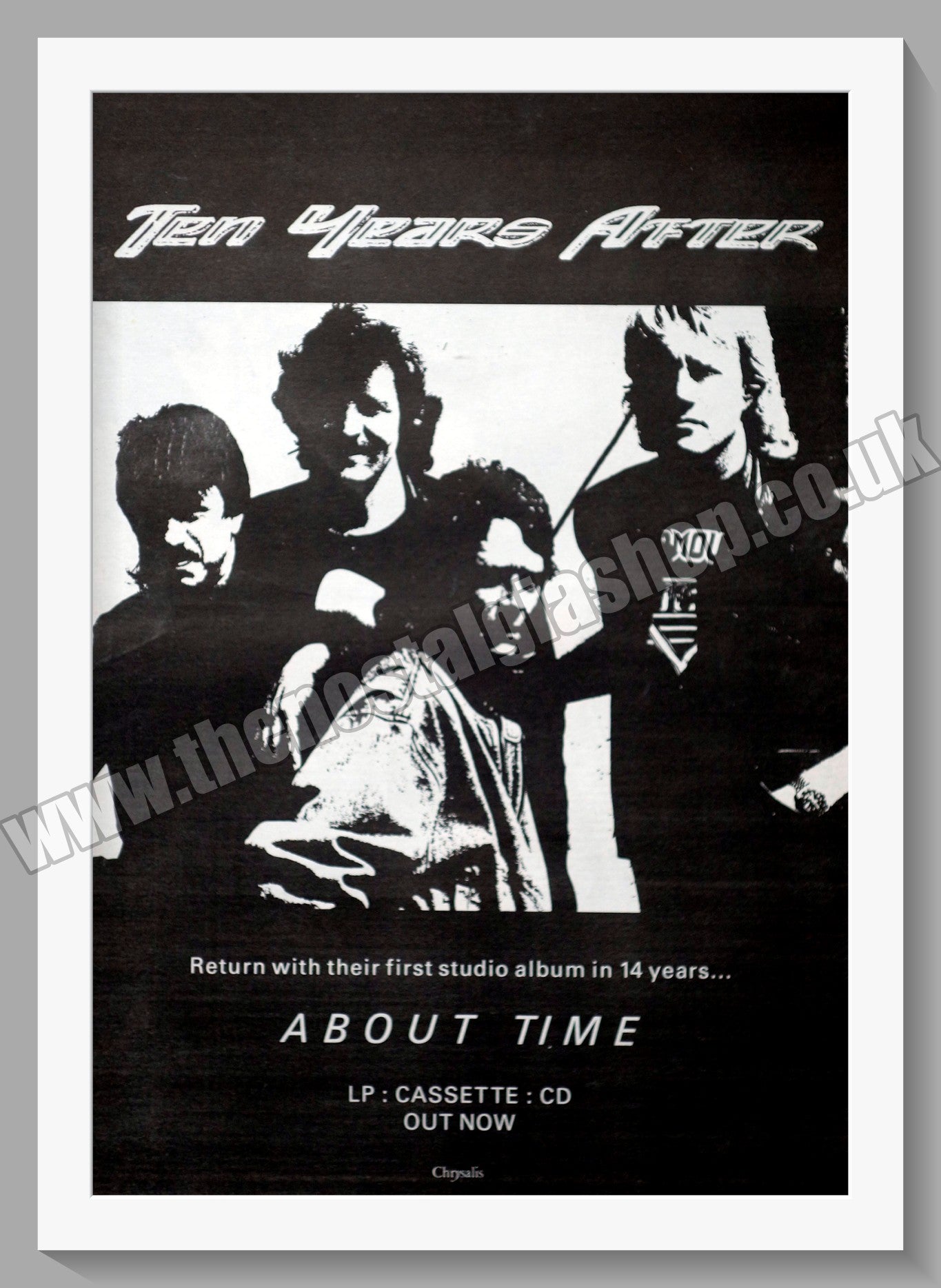 Ten Years After. About Time. Original Advert 1989 (ref AD14265) – The ...