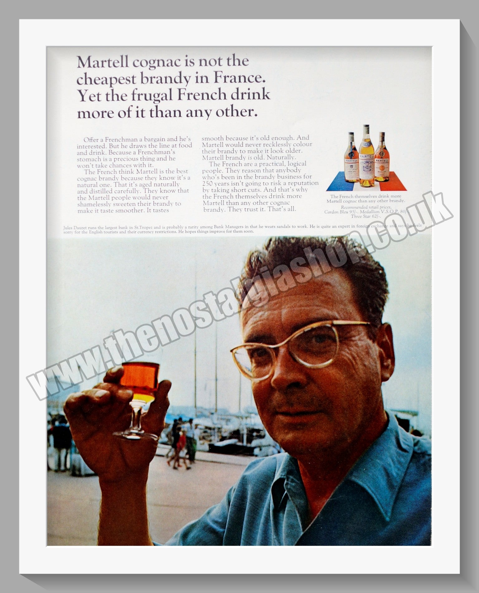 Martell Cognac. Original Advert 1967 (ref AD300235) – The Nostalgia Shop