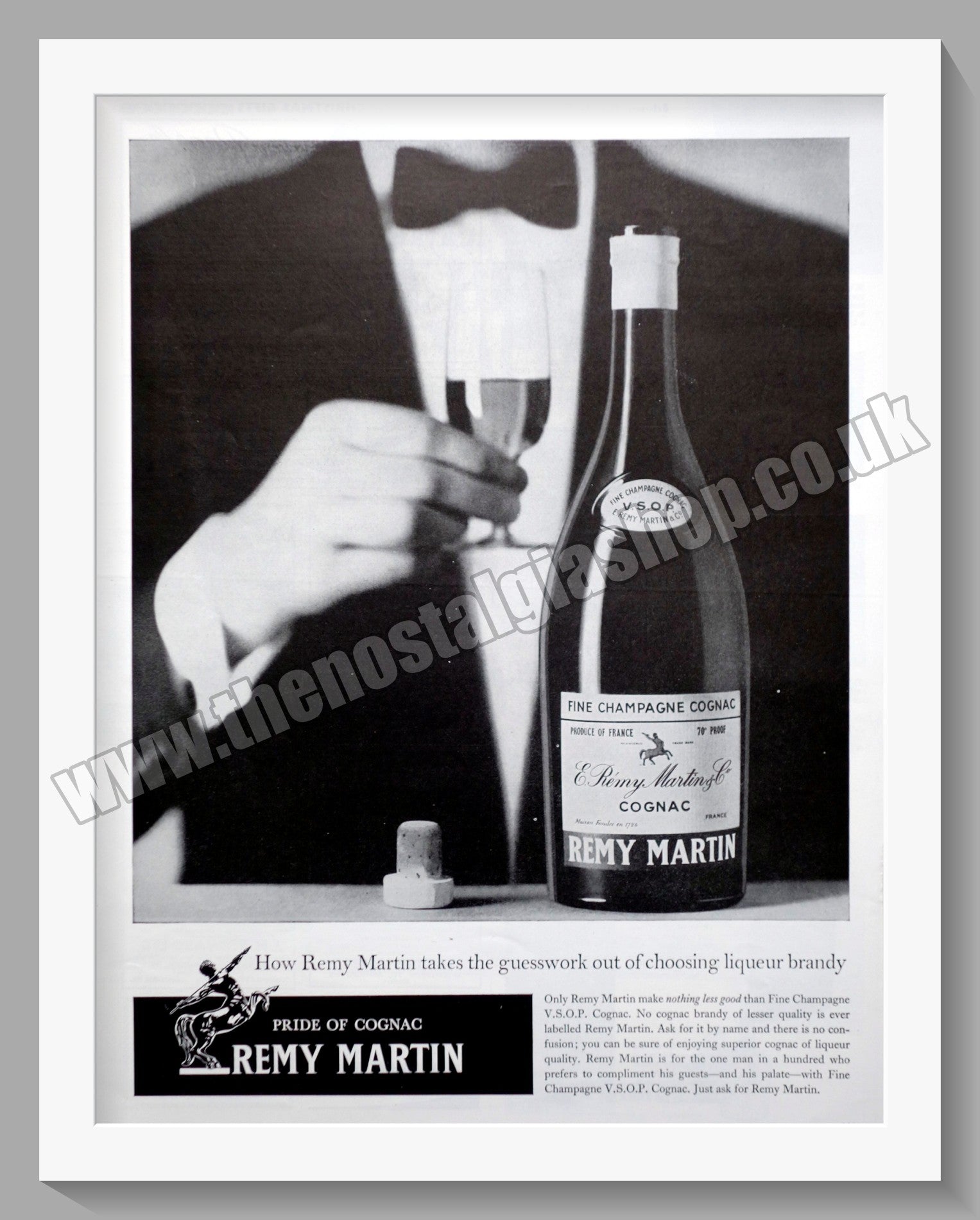 Remy Martin Cognac Brandy. Original Advert 1964 (ref AD300410) – The ...
