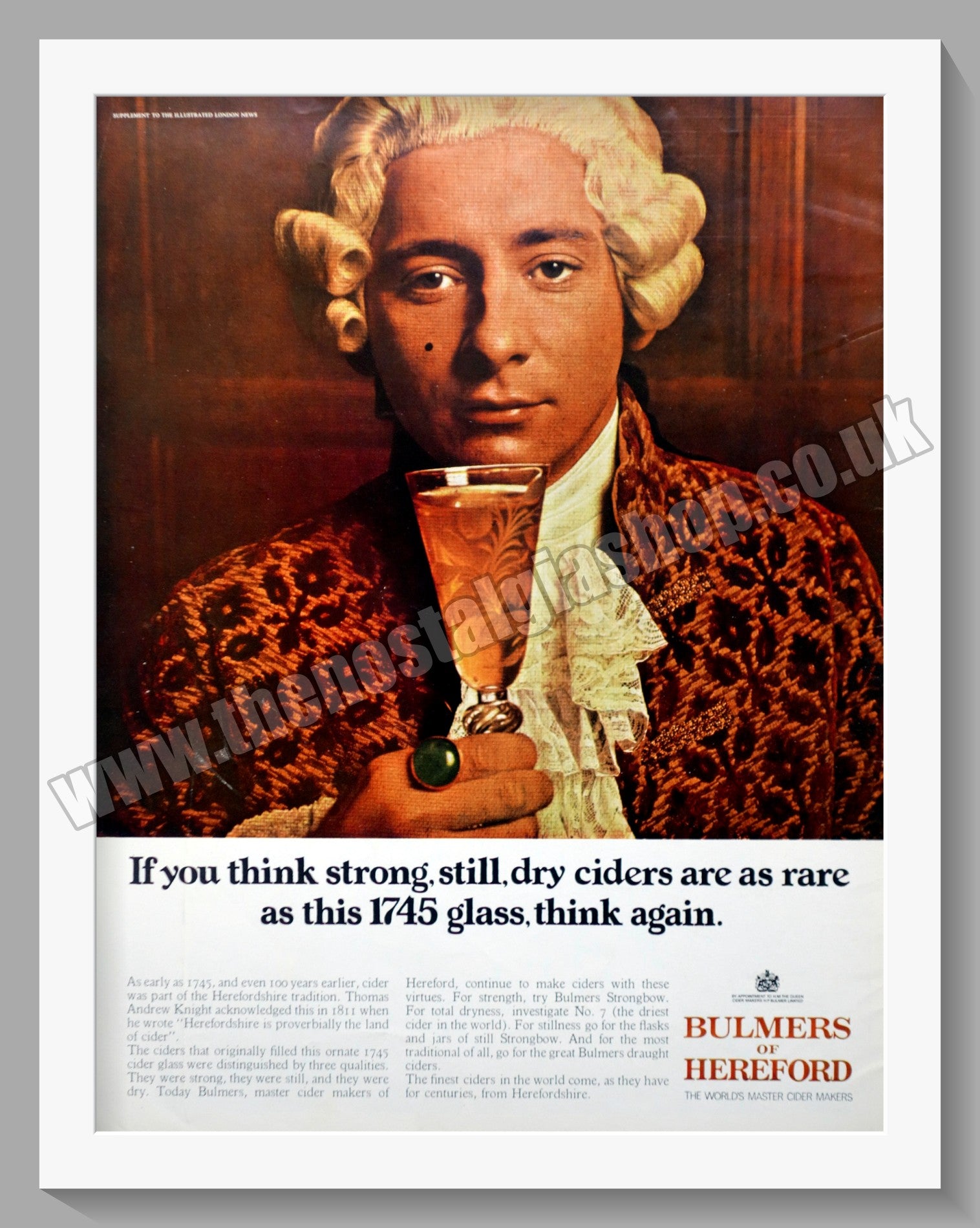 Bulmers Cider. Original Advert 1968 (ref AD300425) – The Nostalgia Shop