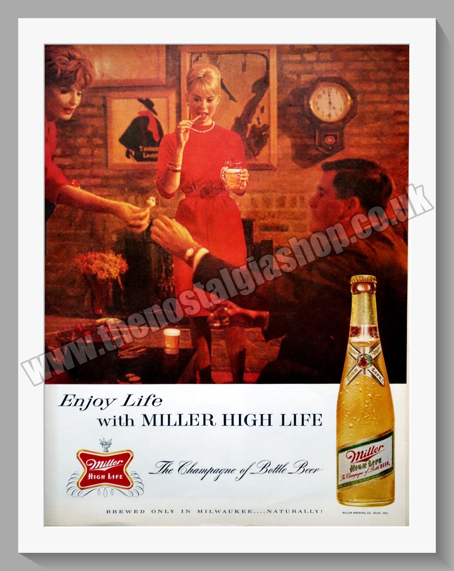 Miller High Life Beer. Original Advert 1963 (ref AD300450) – The ...