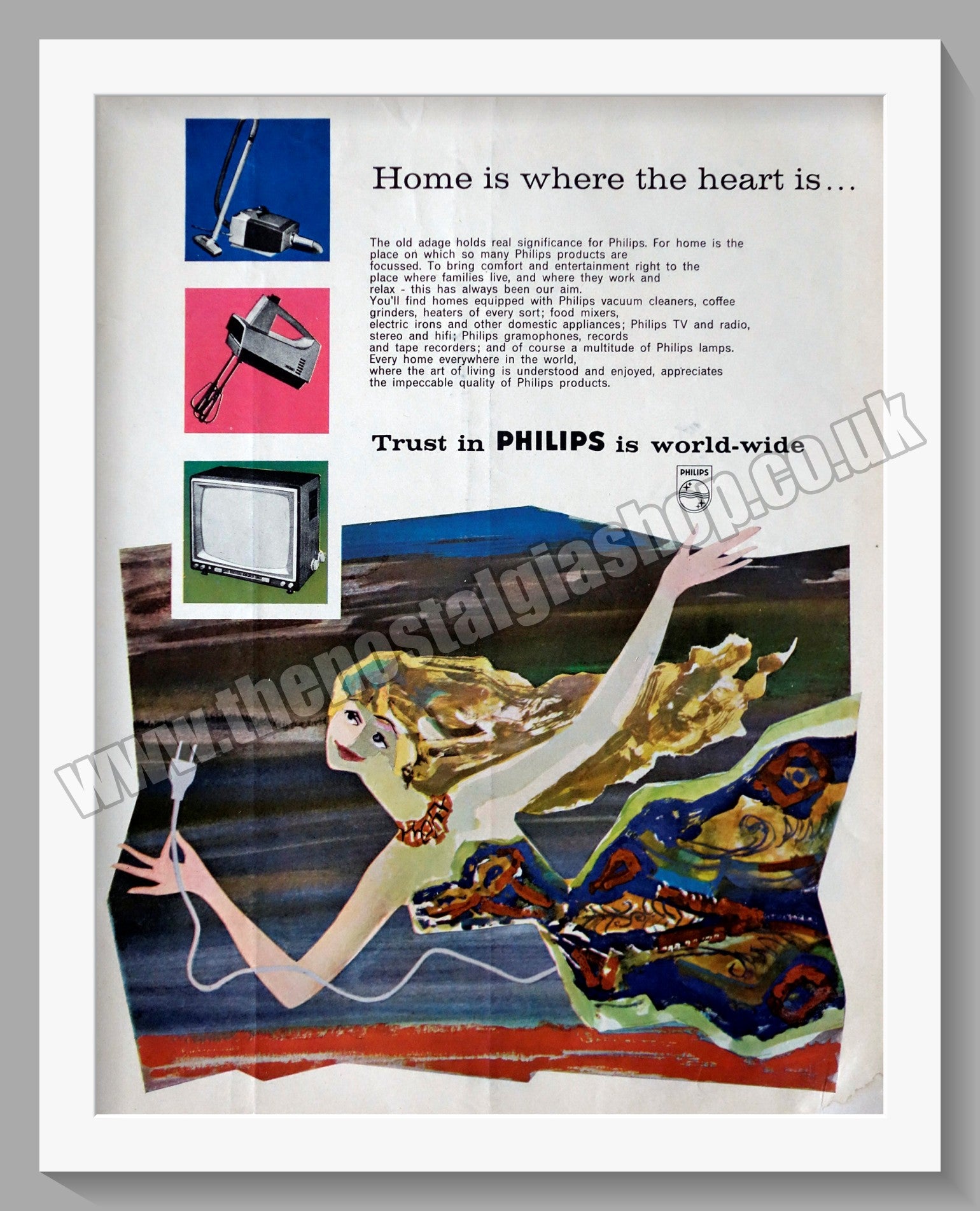 Philips Television. Original Advert 1962 (ref AD300470) – The Nostalgia ...