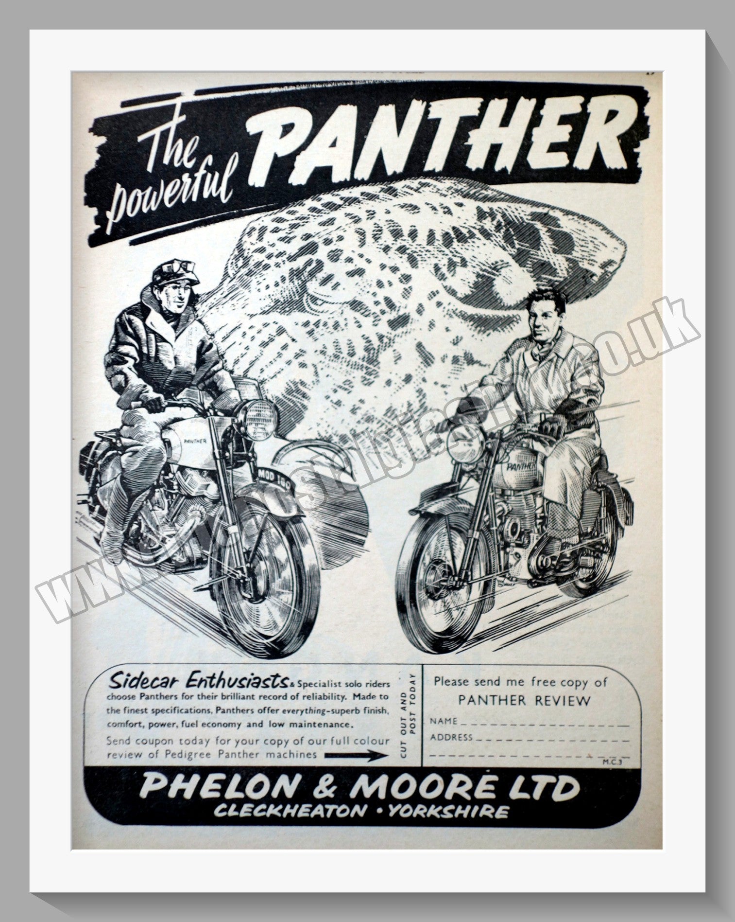 Panther Motorcycle Logo